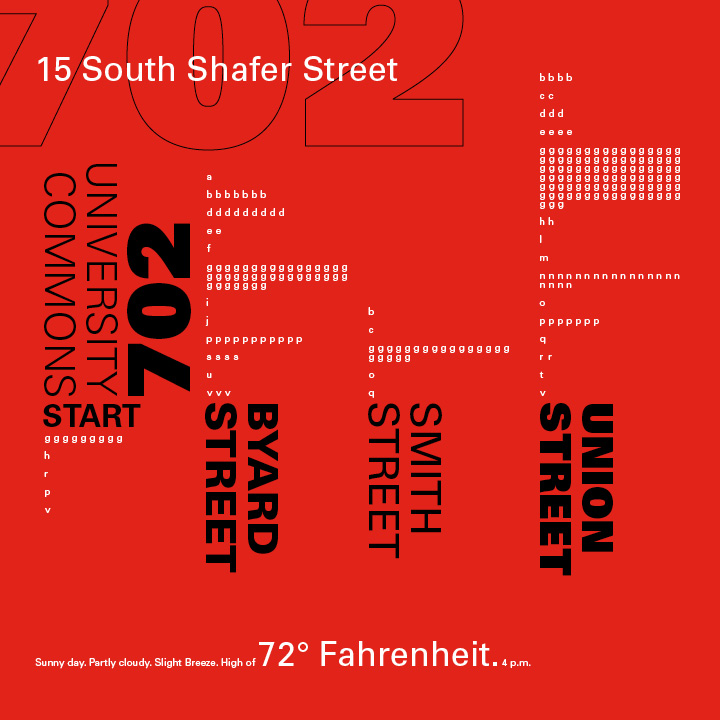 Typographic Infographic – CATIE PETERSON